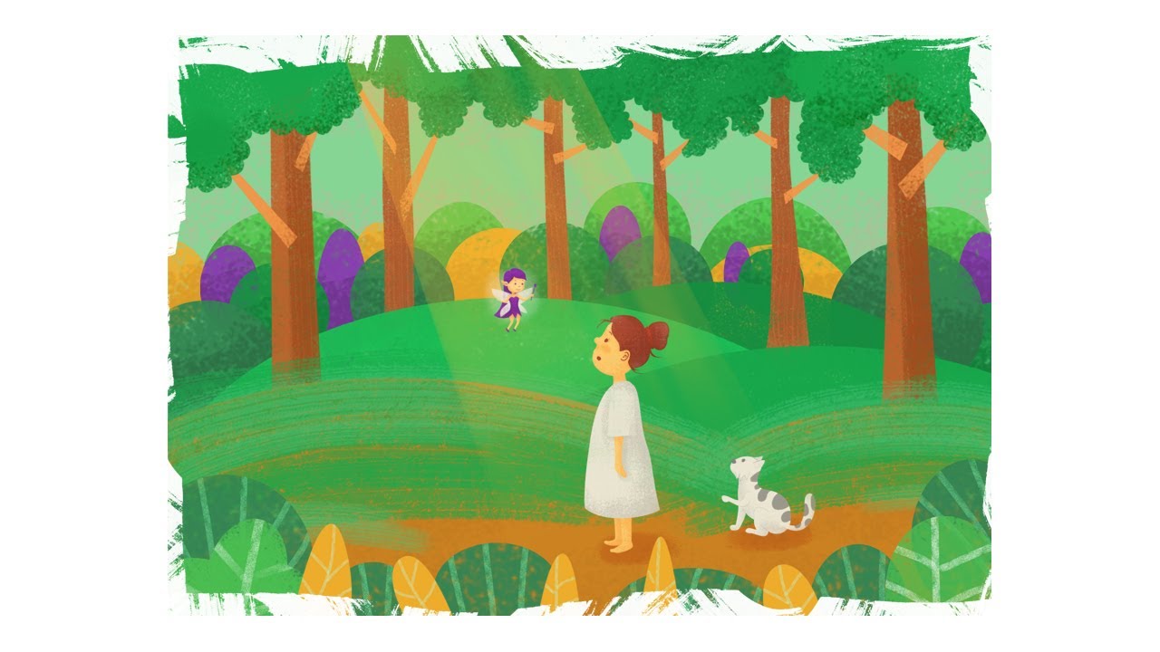 Drawing in Adobe Photoshop Children's Book Style - YouTube