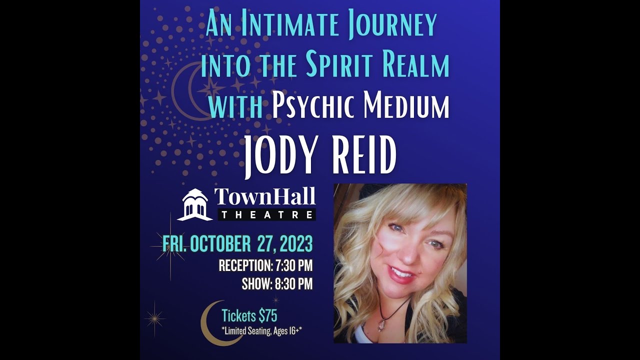 Psychic Medium Jody Reid at Town Hall 1873 Theatre - YouTube