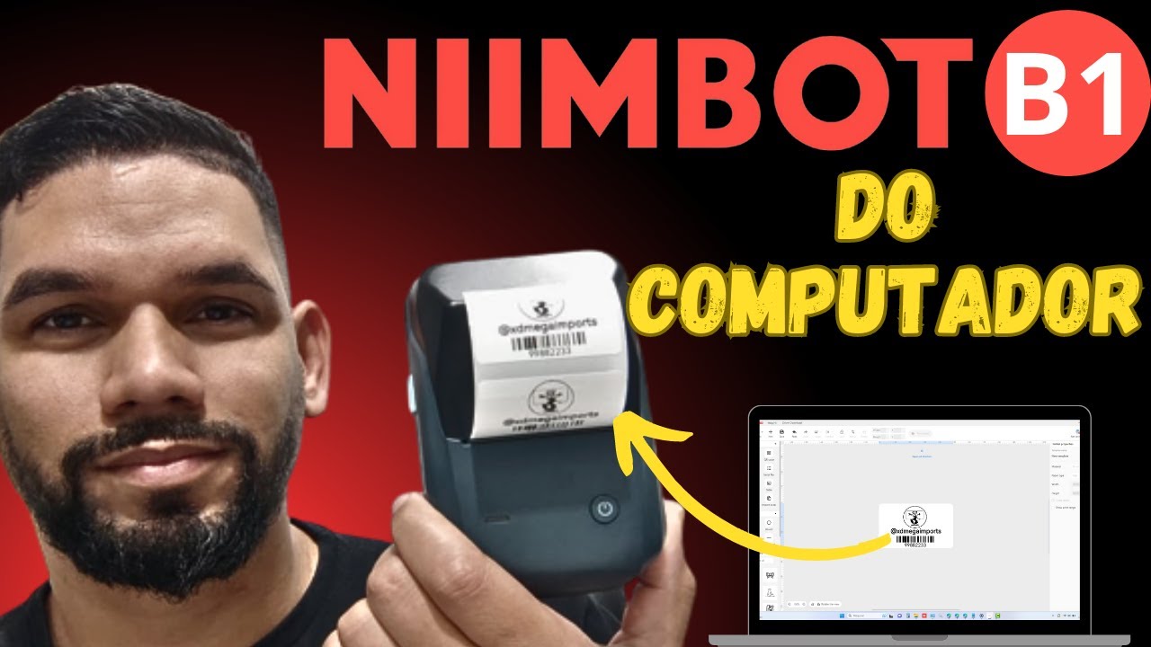 NIIMBOT B1 NO COMPUTADOR / INSTALAÇÃO PASSO A PASSO / NIIMBOT B1 PC ...