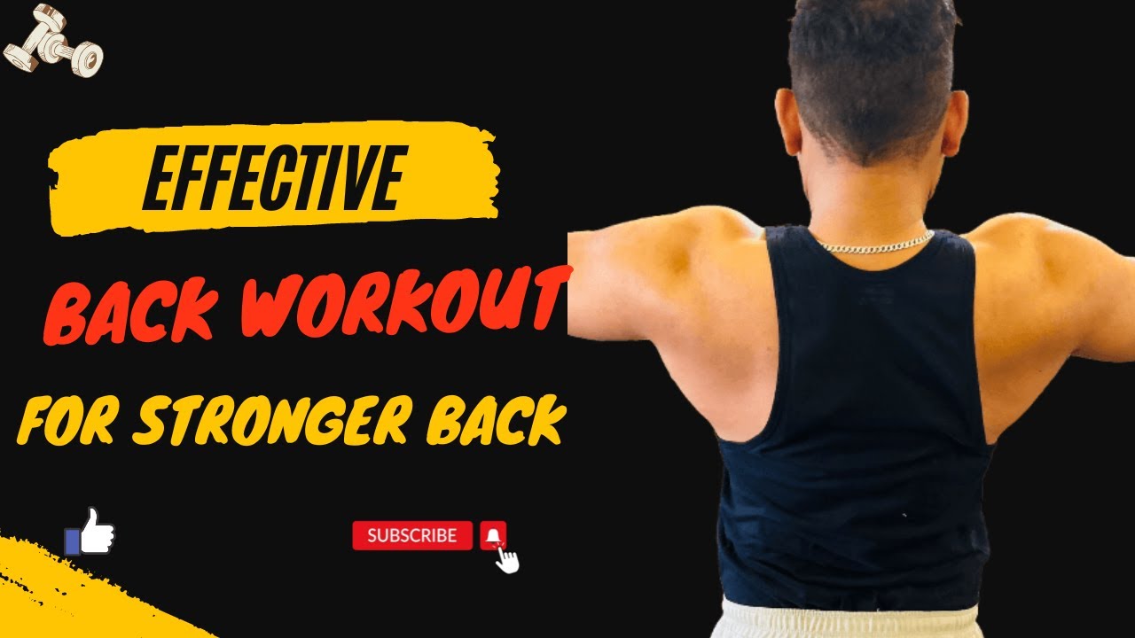 Effective Back Workout Routine For a Stronger Back #Umeshbisht # ...