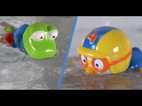 What is Pororo's ability to swim? (Slow motion) - YouTube