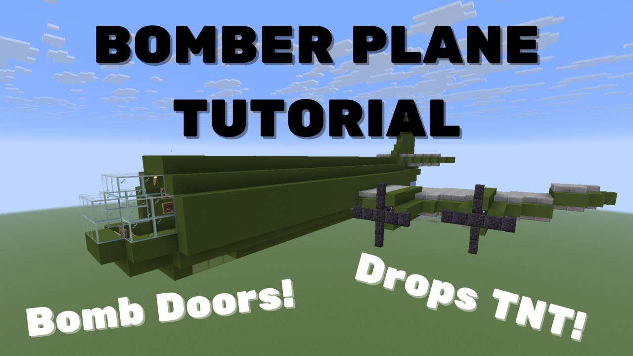 How to Make a Bomber in Minecraft Java Edition - YouTube