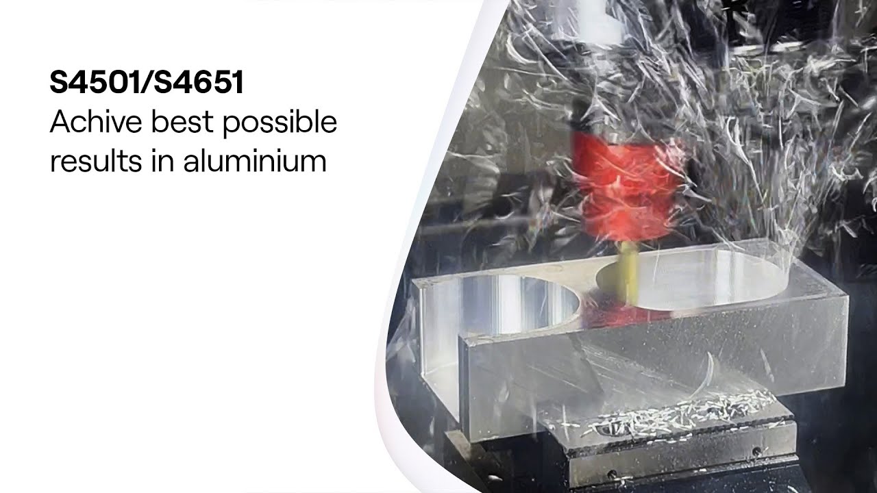 Seco S4501 S4651 best end mills for machining aluminum | Seco tools ...
