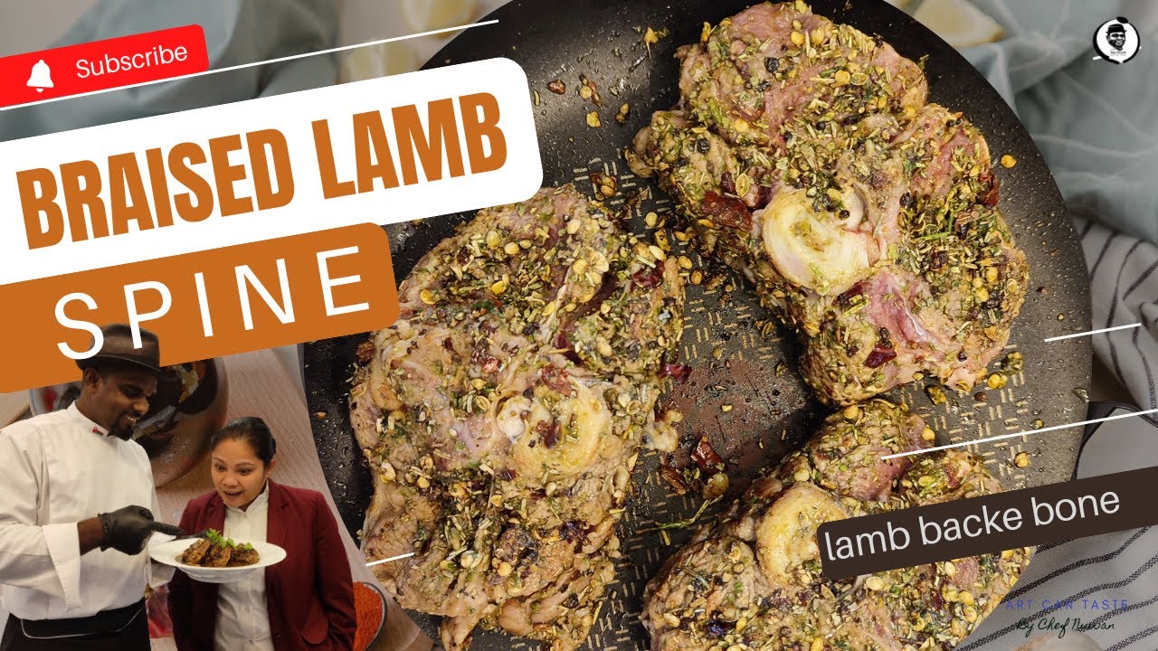 how to make lamb backbone / braised lamb spine / lamb bone #lambchops # ...