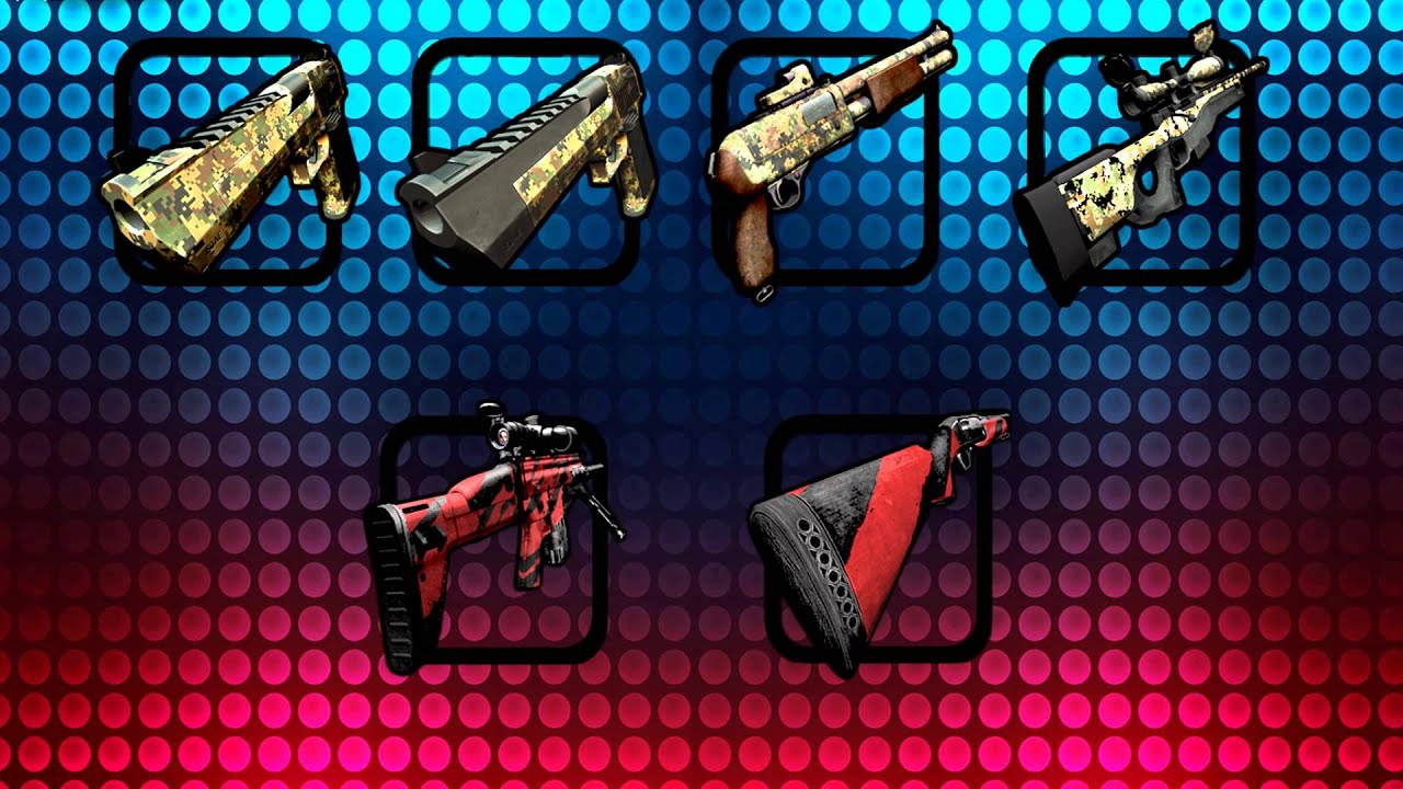 weapon pack by me - YouTube