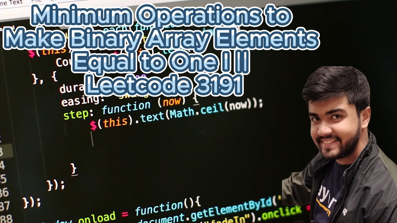 Minimum Operations To Make Binary Array Elements Equal To One I 2161