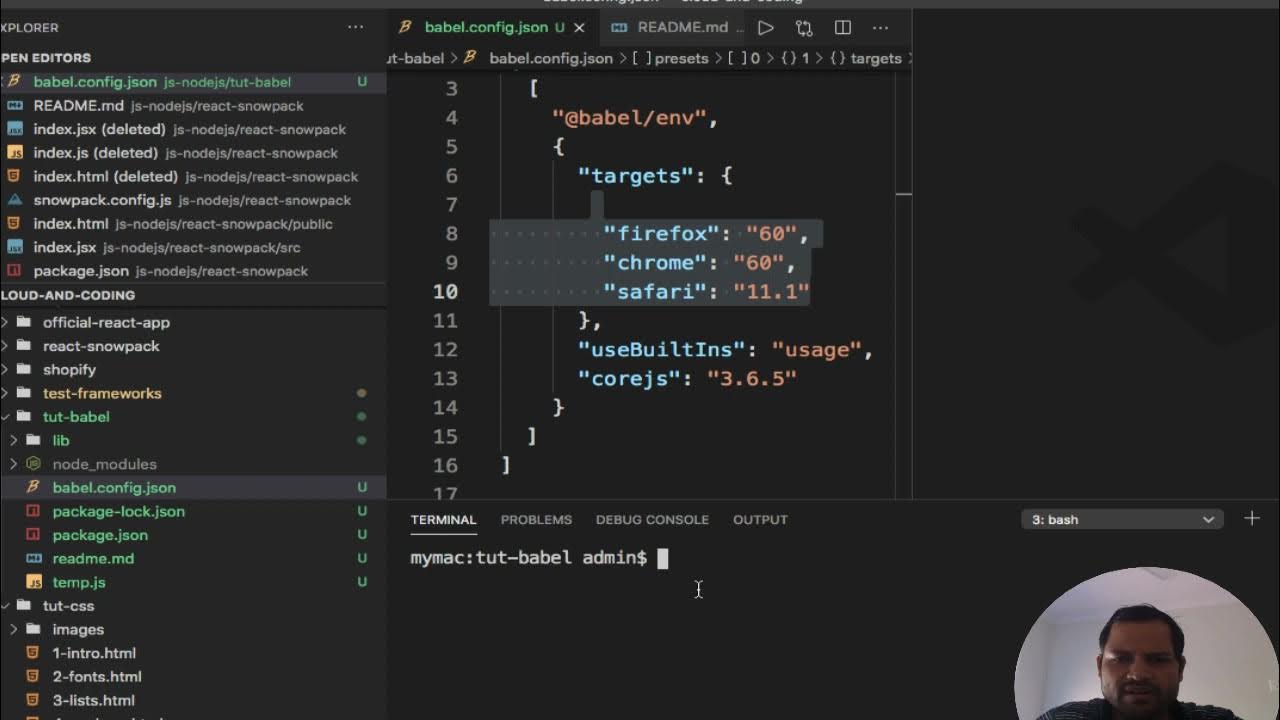 Babel - Transform Modern JavaScript to Old syntax and run on older browsers - YouTube