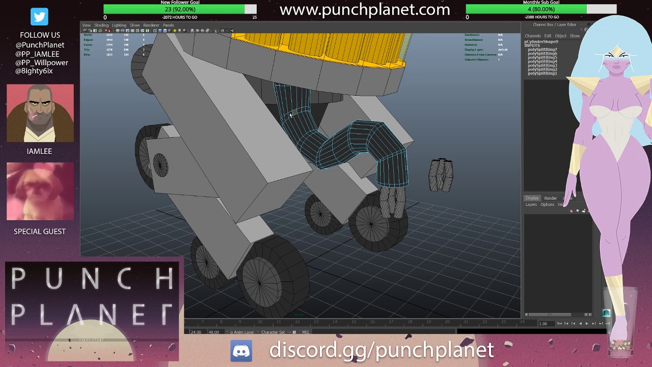 Punch Planet On Twitch 2/26/19 - New Character Dev with @PP_IAMLEE ...