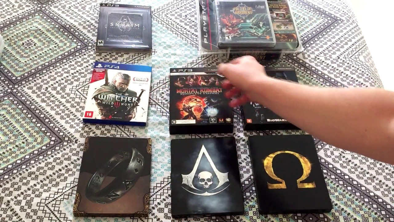 Minha Coleção de Games (Mídia Física - PS3 e PS4) Fevereiro 2017 - YouTube