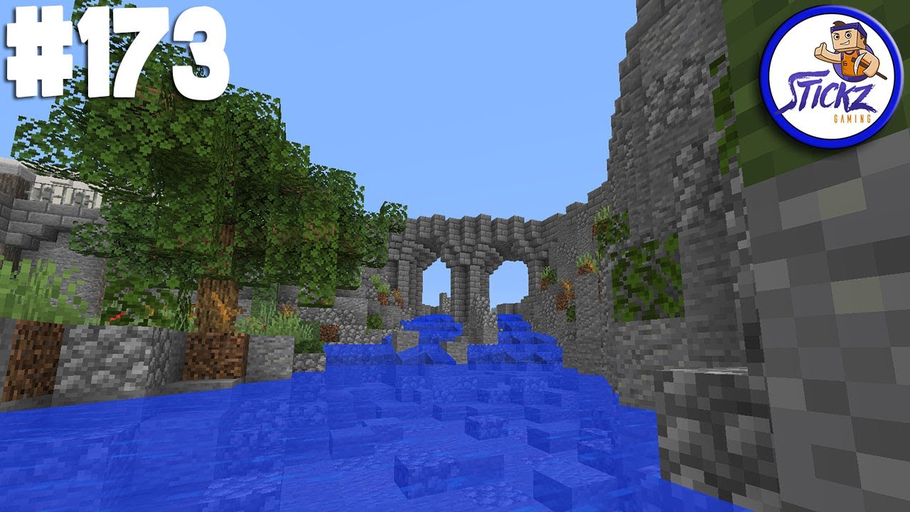 Minecraft - Bridge Over a River - EP 173 (1.15.2) - Stickz Plays ...