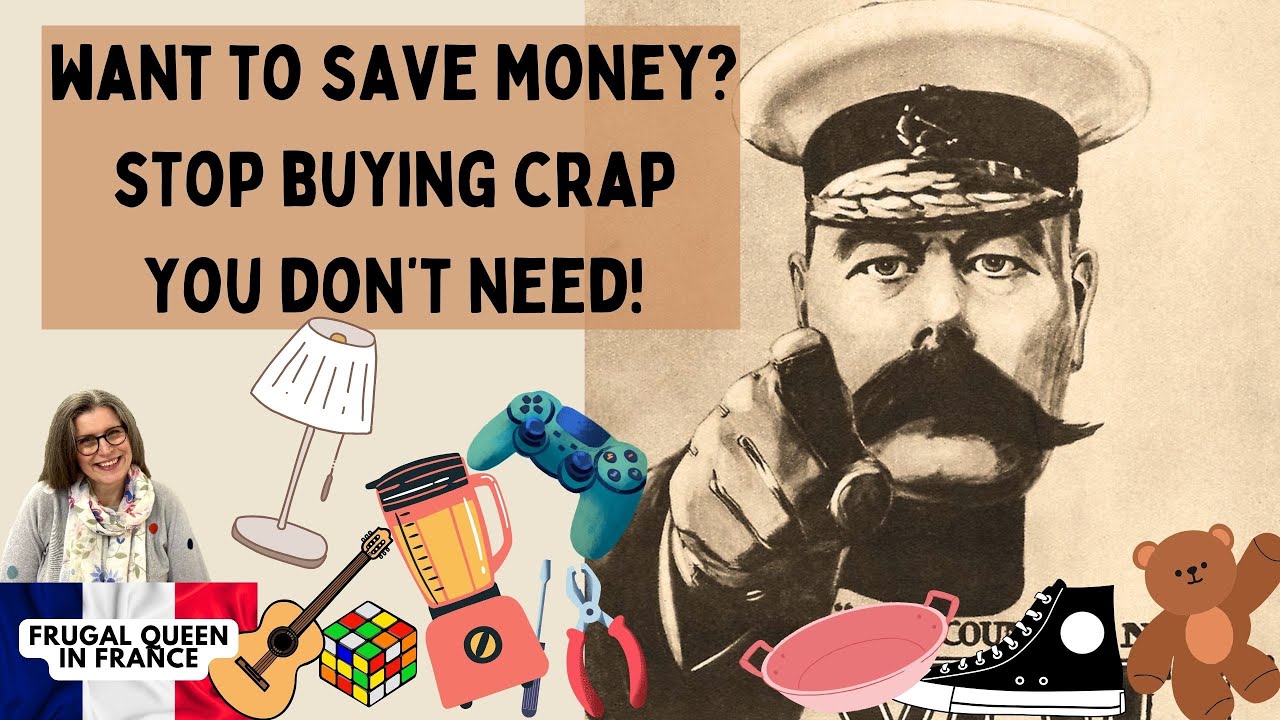 Want to save money? Stop buying crap you don't need! #frugal #shopping ...
