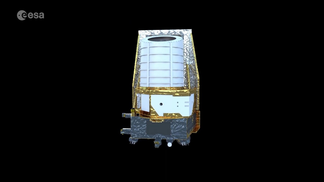 Animation of the Euclid Spacecraft - YouTube