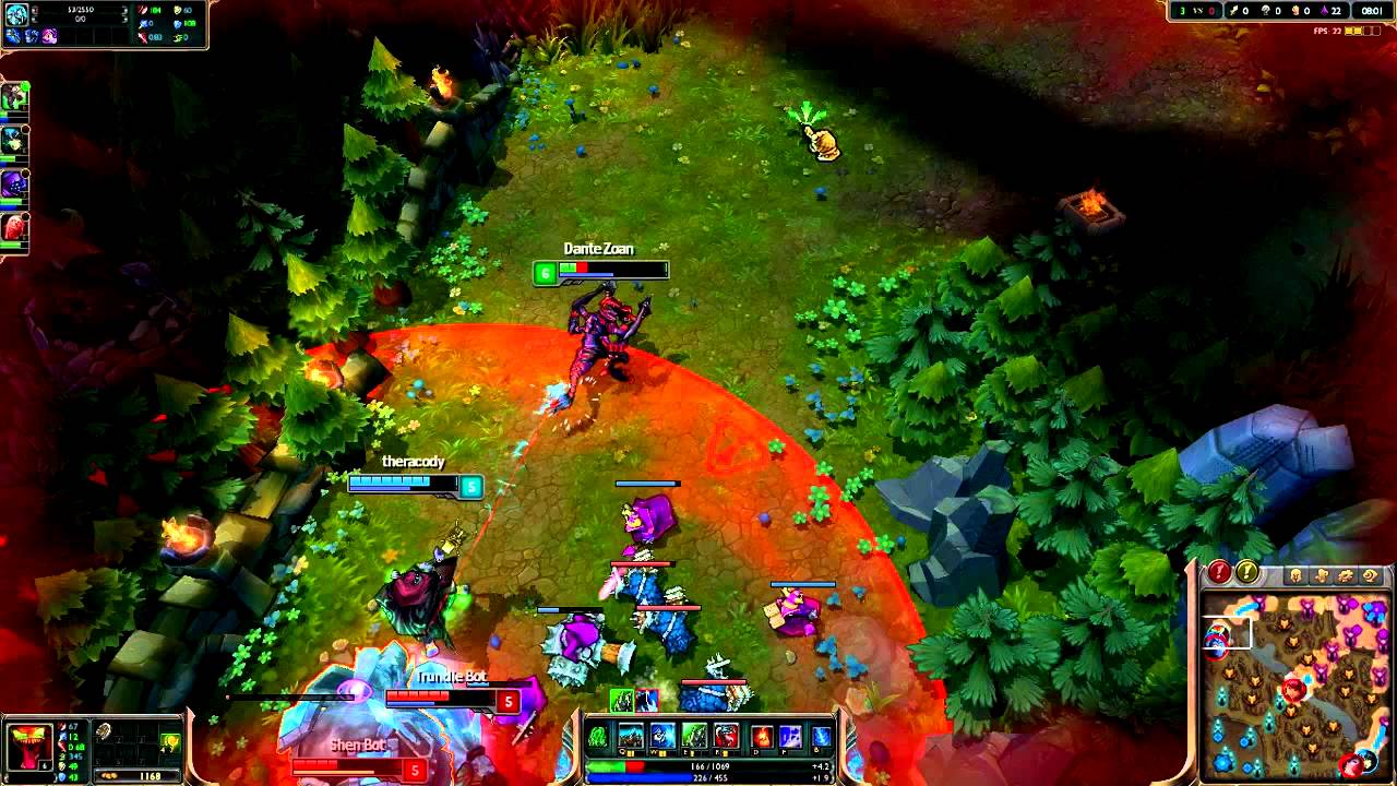 How to Cho'gath in a Bot Game - YouTube