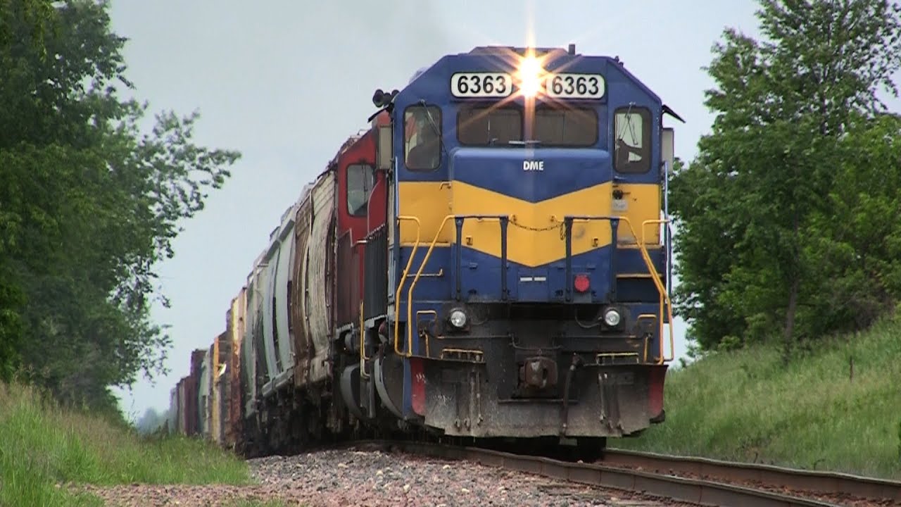 DM&E 6363 East, the 7,340 Ton 272 Train on 6-7-2013 - YouTube