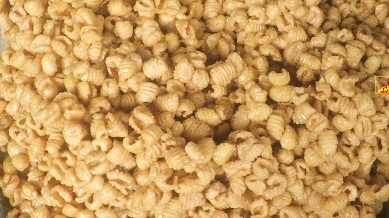 Traditional Sweet With Jaggery And Maida - Gavvalu With Bellam Pakam ...