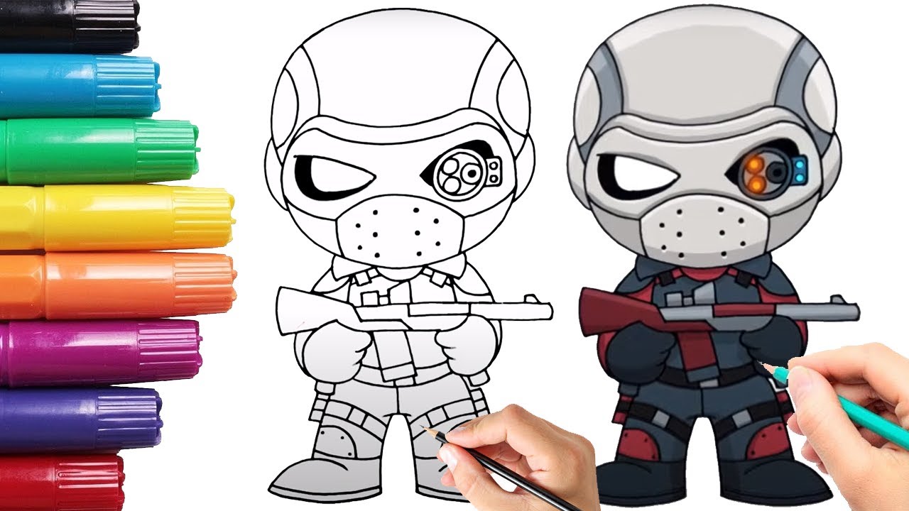 How to Draw Deadshot | Suicide Squad - YouTube
