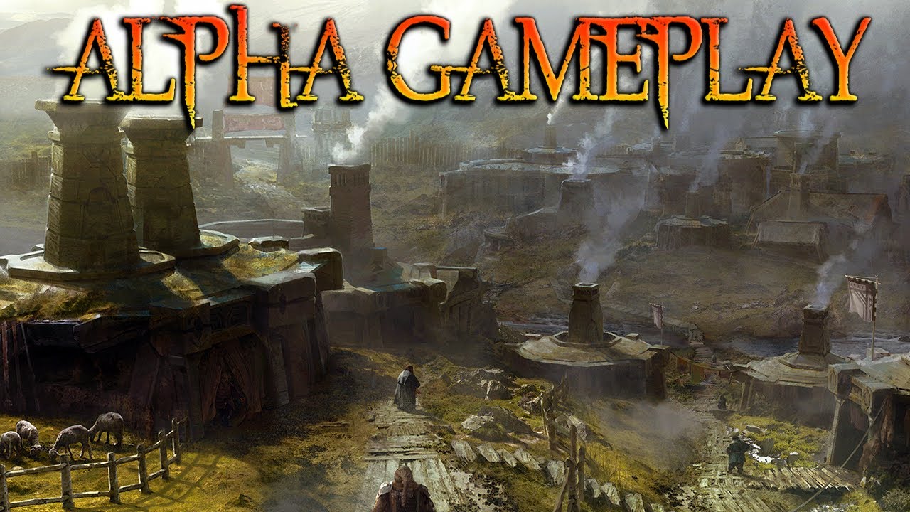 ASHES OF CREATION ALPHA GAMEPLAY! Village Stage Node With Dwarf ...