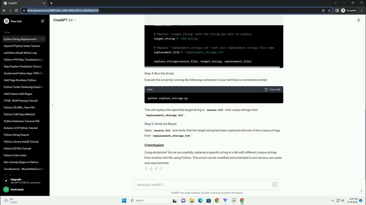 Python How to replace a specific string from file with different unique strings from a text file ...