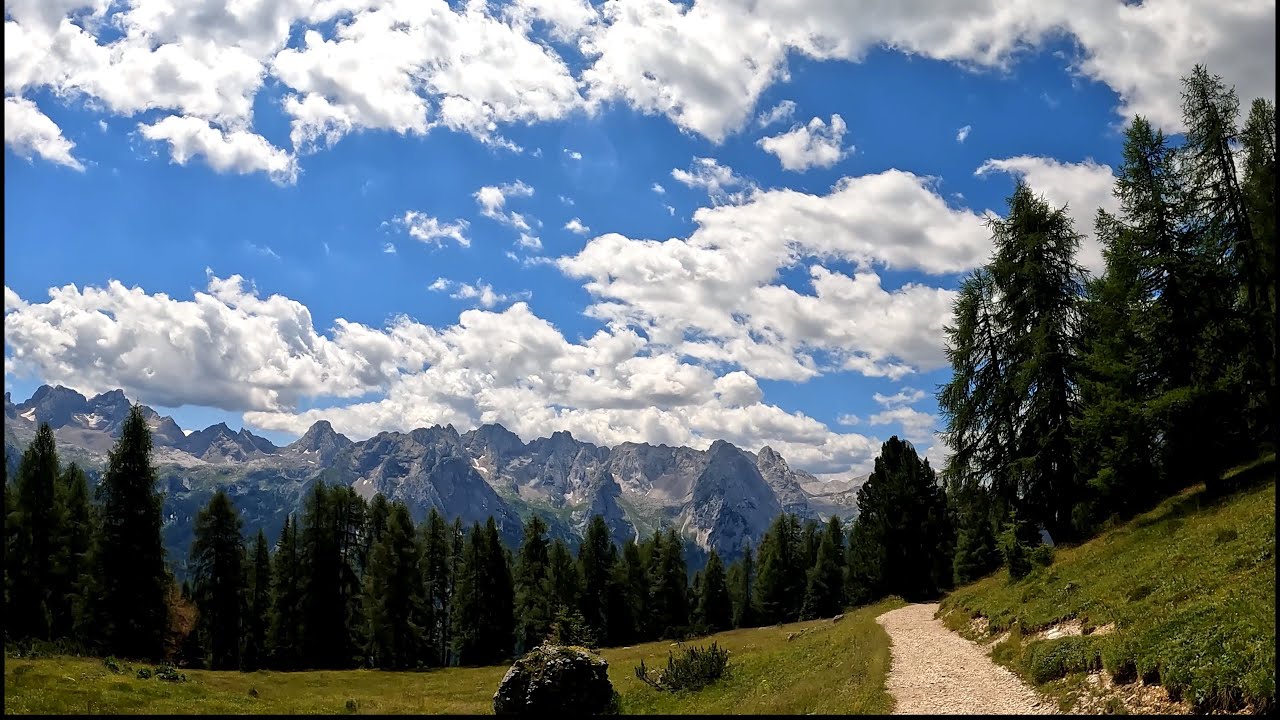 33 minute Beginner Virtual Treadmill Mountain Walk Dolomites Italy ...