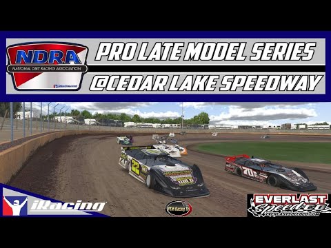National Dirt Racing Association (NDRA) Pro Late Models @Cedar Lake ...