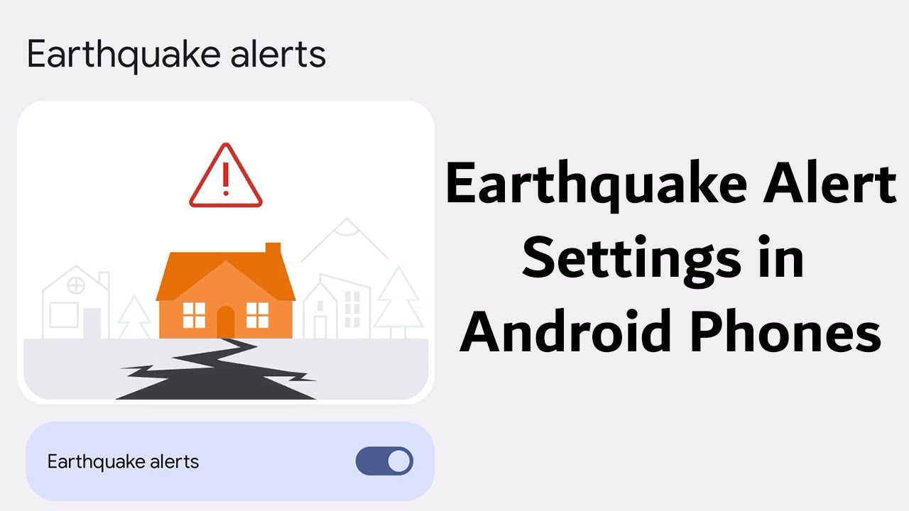 How To Turn on Earthquake Alerts in All Android Phones - YouTube