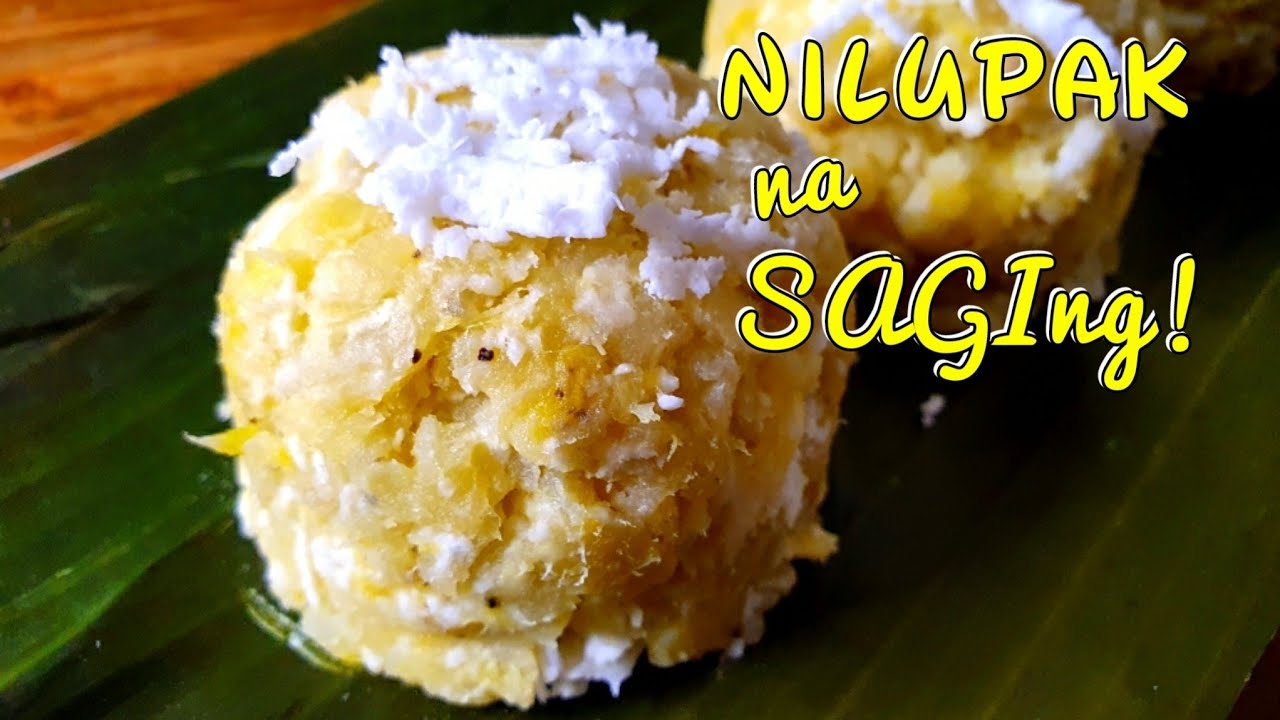 How To Make Nilupak Na Saging~Mashed Saba Bananas/Healthy PINOY SNACKS ...