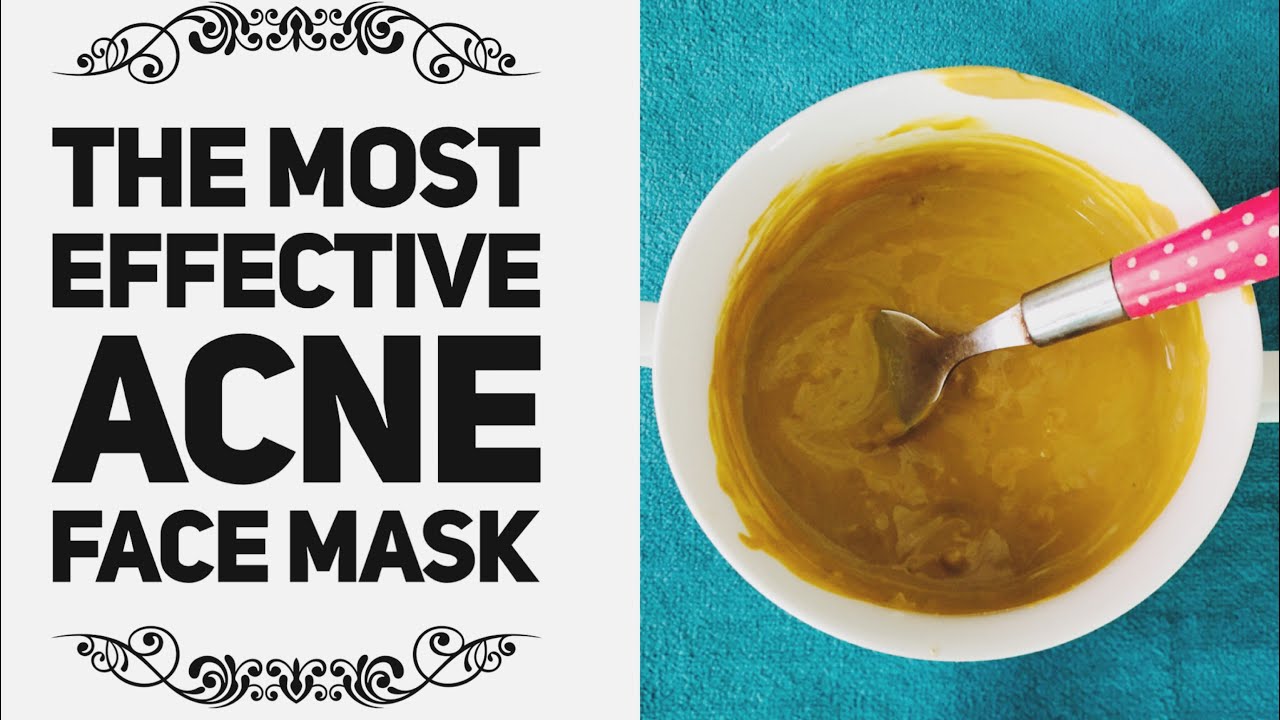 The Most Effective Acne Face Mask| Get Clear Skin in 5 Days! - YouTube
