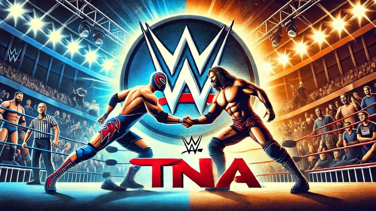 WWE vs. AEW: Pro Wrestling Collaborations and Celebrity Appearances ...