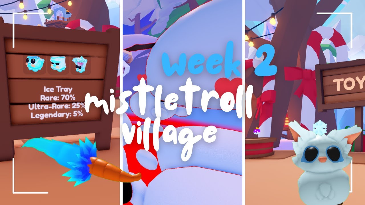 WEEK 2 OF THE MISTLETROLL VILLAGE?! GIVEAWAY WINNER, FREE LEGENDARY TOY ...