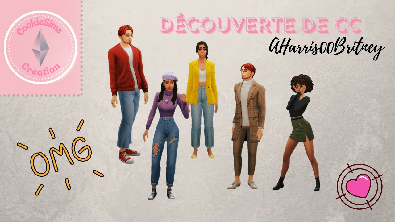 Découverte | 🙌 CC Aharris00Britney Pack Axa Paris 💃 | SIMS 4 - YouTube