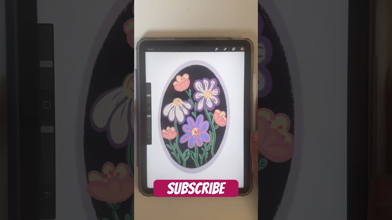 Learn How To Draw A Cute Sticker on Procreate! #digitalart #shorts ...