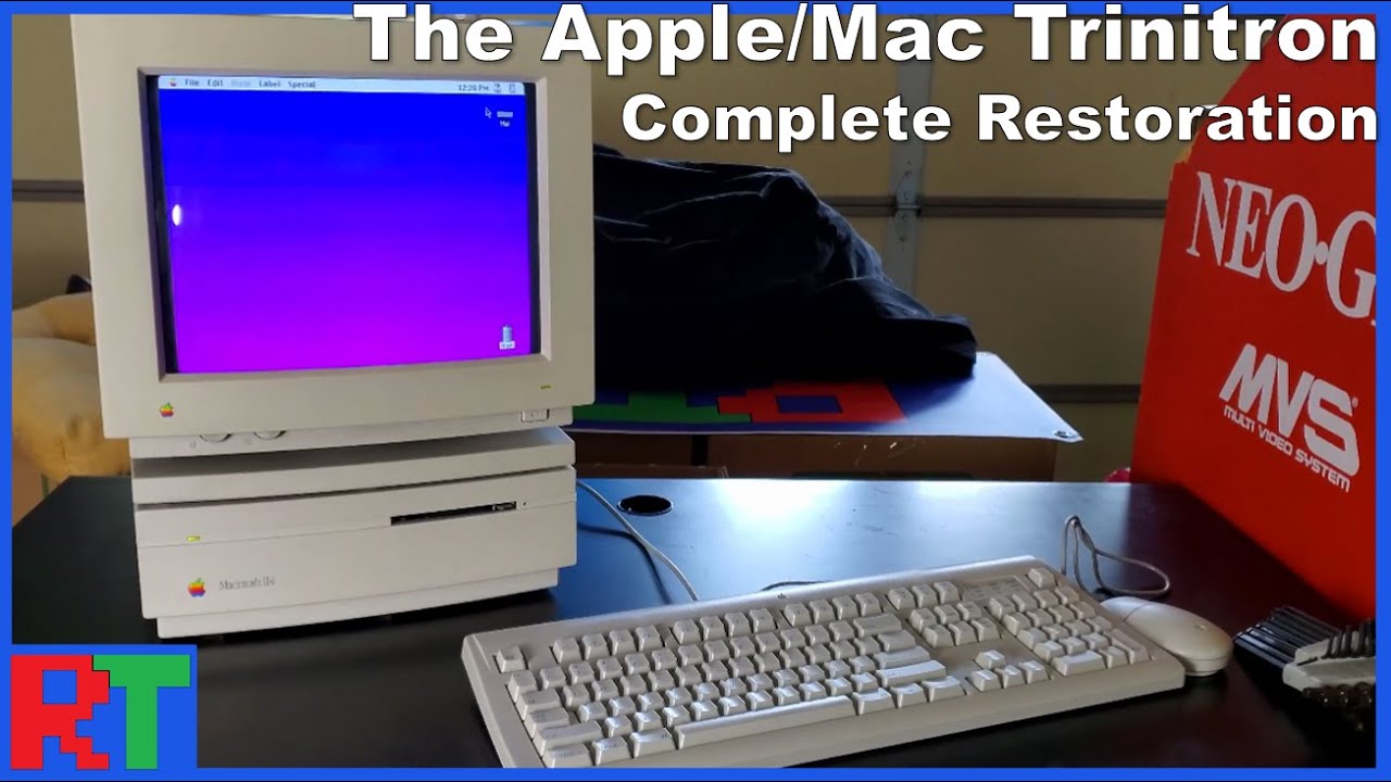 The Macintosh Color Display - Trinitron CRT Monitor Restoration - YouTube