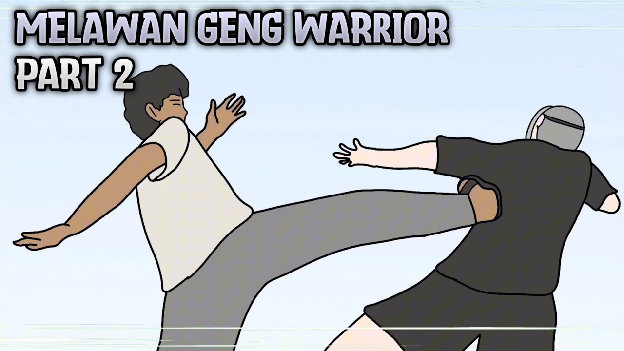MELAWAN GENG WARRIOR PART 2 - DRAMA ANIMASI SEKOLAH - YouTube