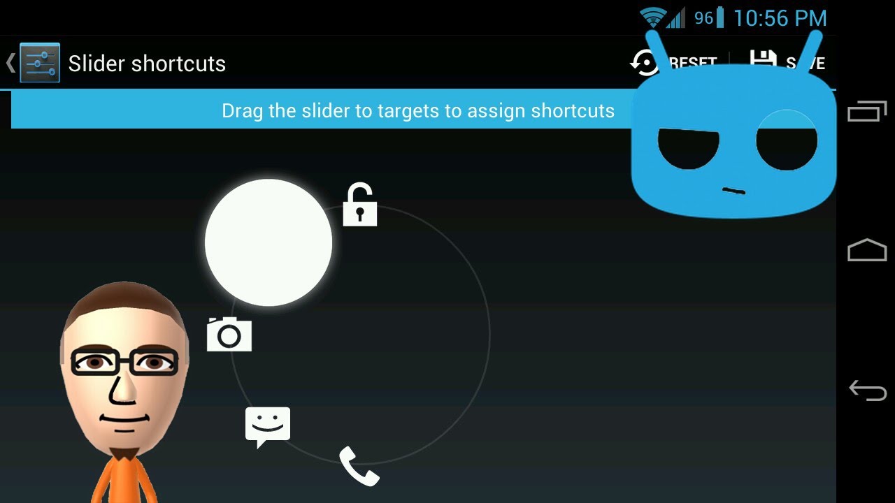 How To Customize Your Slider Shortcuts In CM10 - YouTube