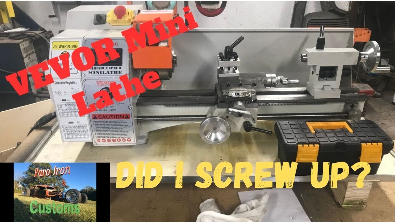 Vevor Mini Lathe MX-S716G - YouTube