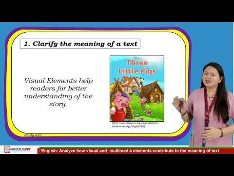 GRADE 5 ENGLISH Q4 W1 - ANALYZE HOW VISUAL AND MULTIMEDIA ELEMENTS ...