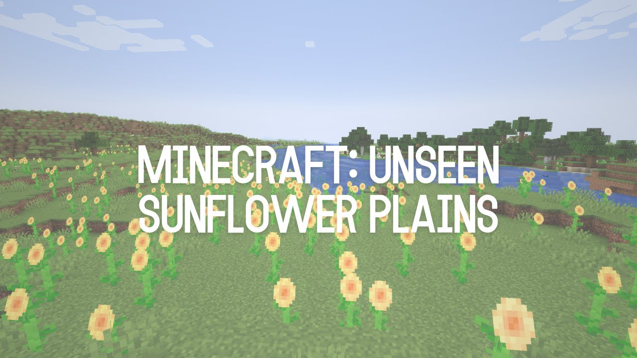 Minecraft: Unseen | Sunflower Plains | Bright Fields & Calm Minecraft ...