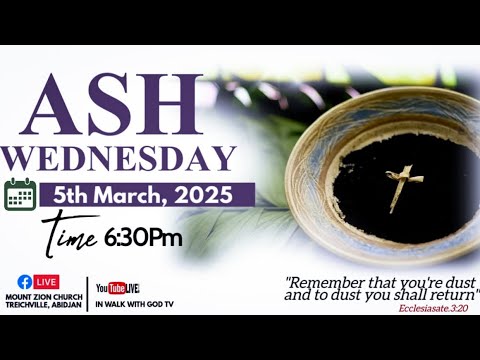YOU'RE WELCOME TO OUR ASH WEDNESDAY SERVICE - YouTube