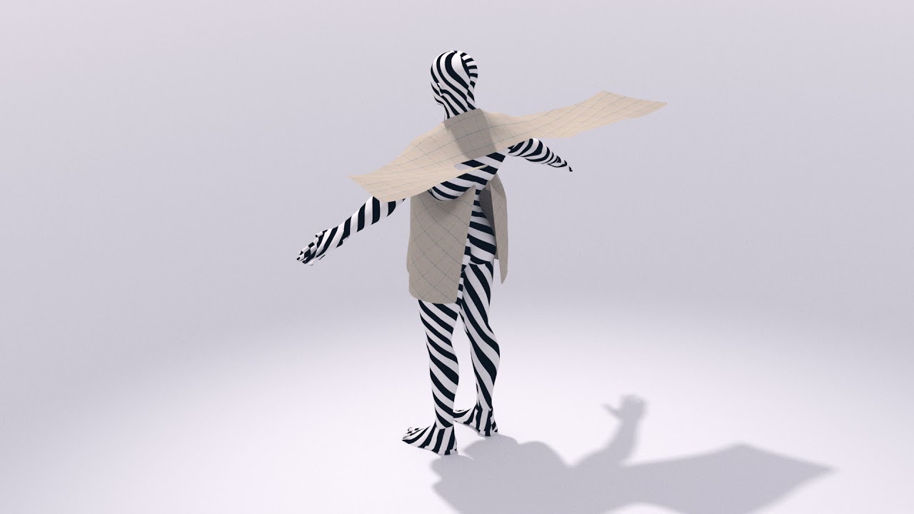 Kinetic Garment Construction Drape - YouTube