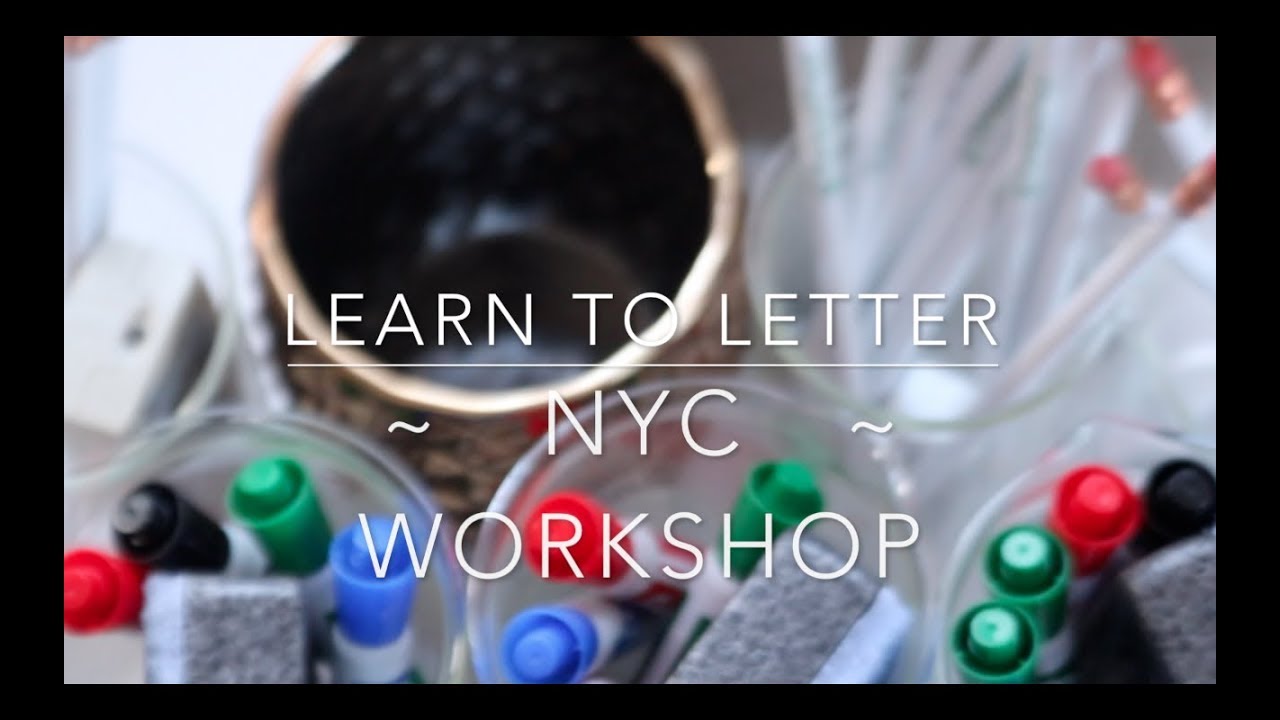 Learn to Letter with Lauren Hom | NYC Workshop & Instagram Flat Lay ...