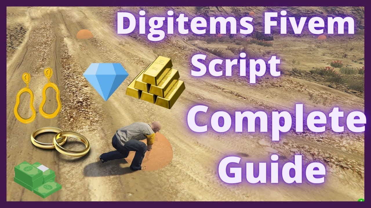 Dig items script for Fivem - YouTube