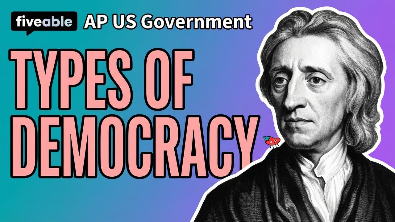 AP US Government - Democracy Types & Enlightenment | Fiveable Cram Archive