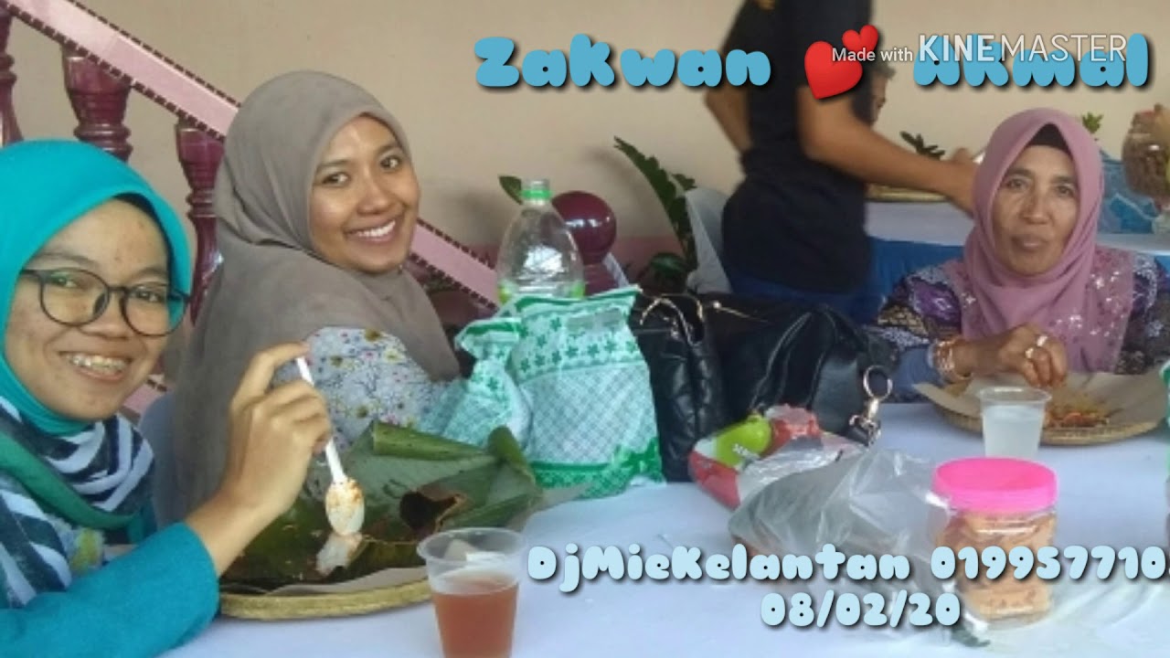 Majlis kenduri kahwin Zakwan dgn Nur Akmal di Kg Bukit Cina - YouTube