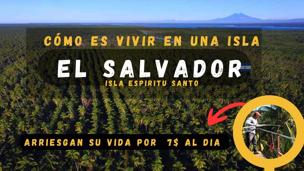 Cómo en vivir en una Isla de El Salvador ISLA *Espíritu Santo* - YouTube