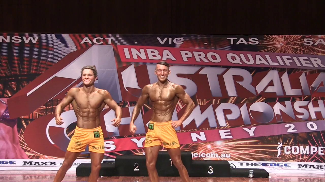 INBA AUSTRALIAN TITLES 2016 Men's Fitness Model Overall Champion - YouTube