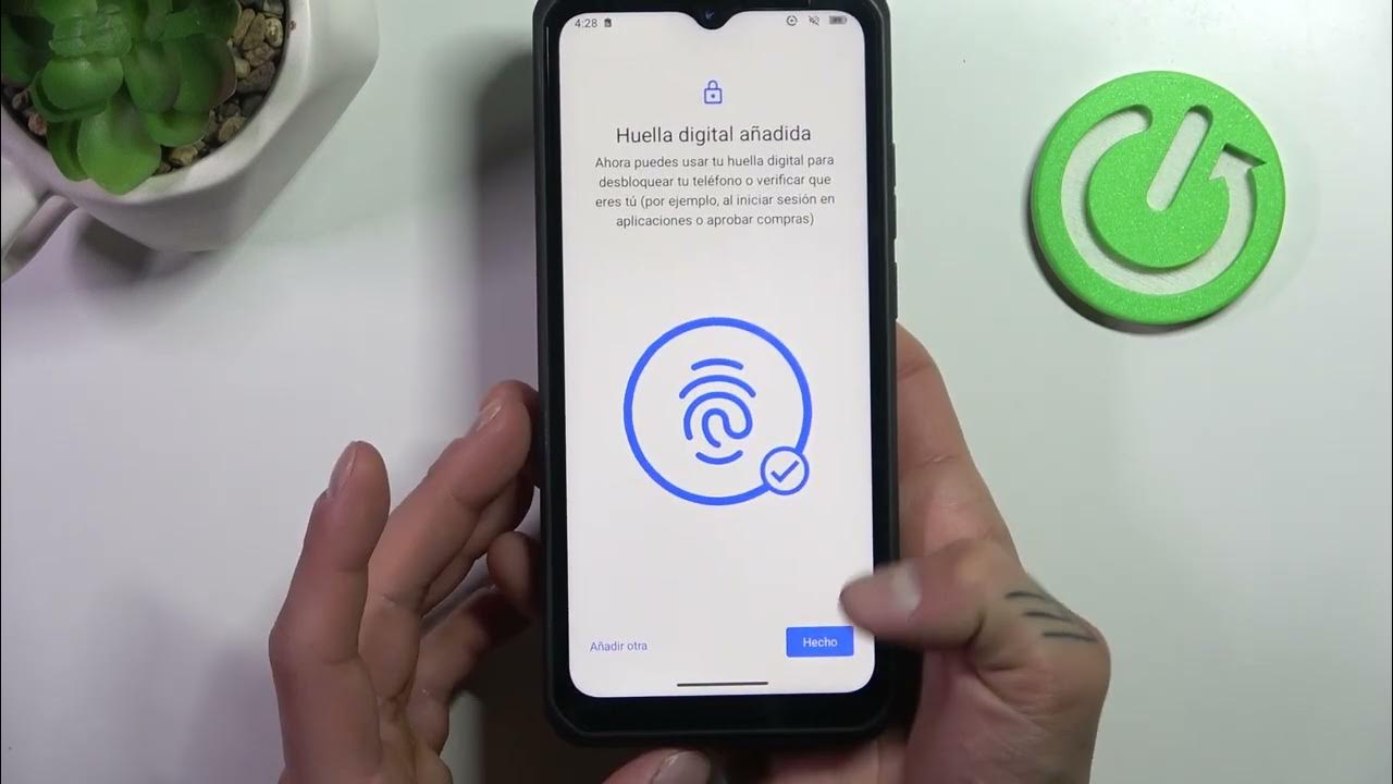 Cómo añadir una huella digital en Oukitel WP50 - YouTube