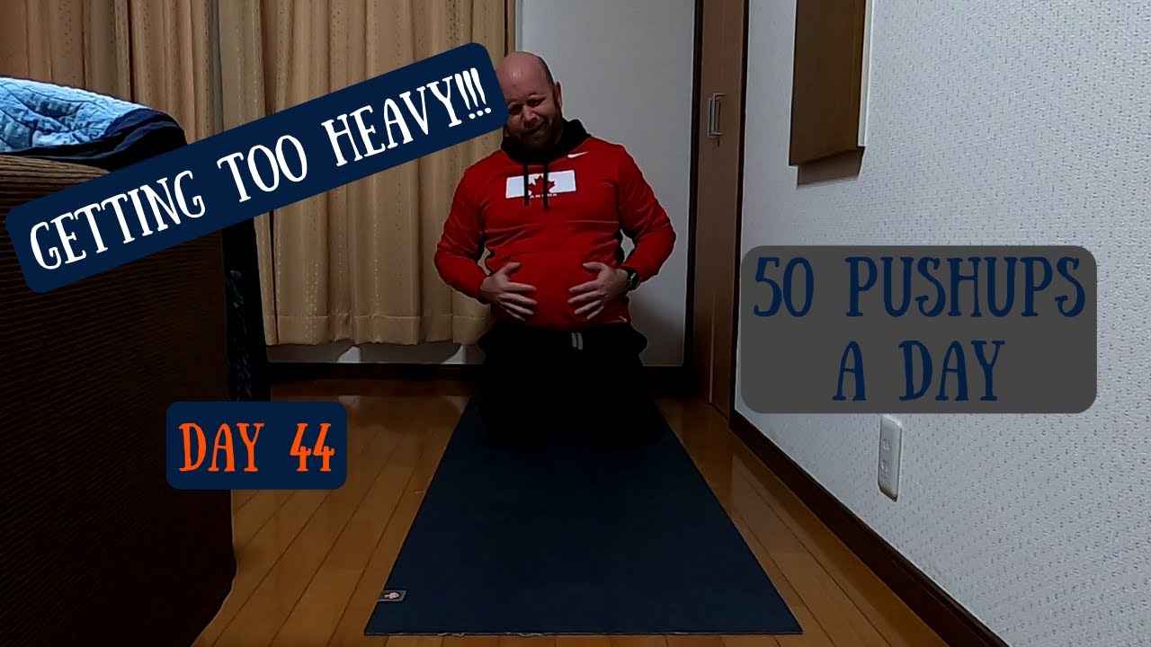 50 pushups a day challenge (day 44) - YouTube