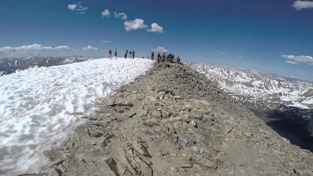 Mt. Elbert- Colorado's Highest Peak: Part II~ The Summit Ridge - YouTube