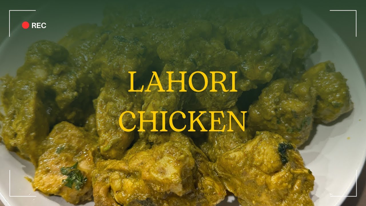 Lahori Green Chicken Recipe | Authentic Pakistani Flavour| Easy recipe ...