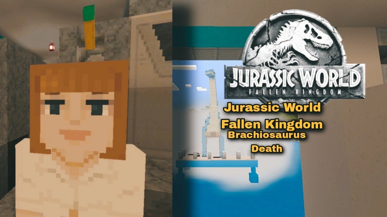[Minecraft] Jurassic World Fallen Kingdom [HD 1080p] Brachiosaurus ...